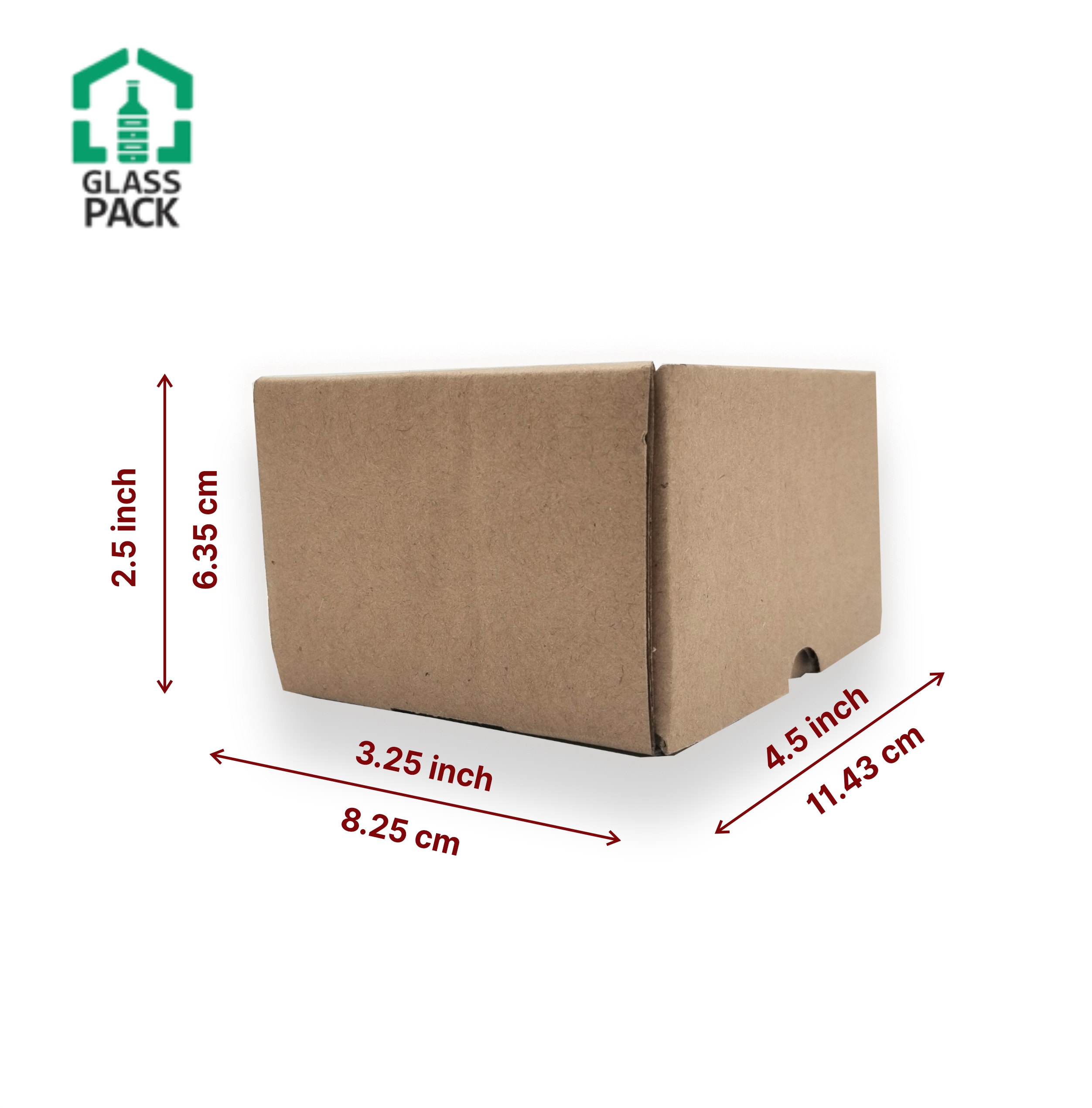 Courier Boxes 24 (4.5×3.25×2.5 inches) – Glasspack.lk